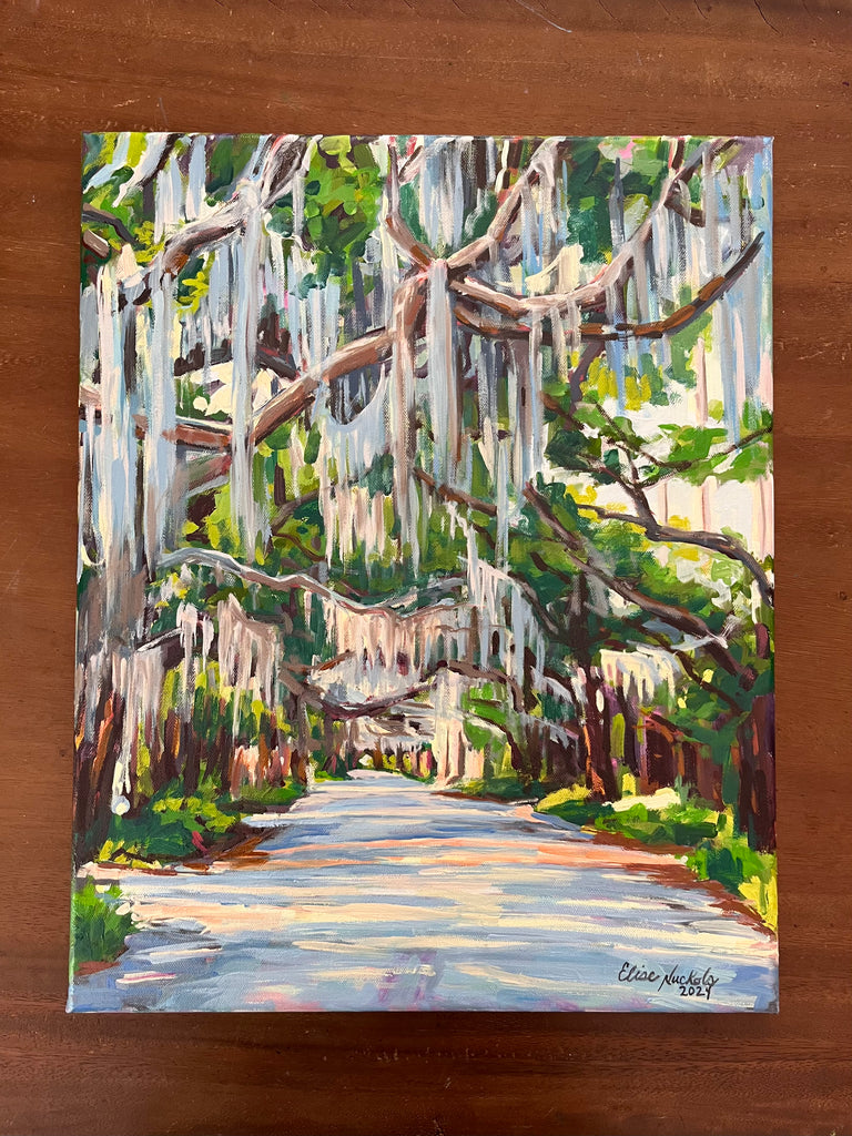Spanish Moss in the Trees – Elise Nuckols Art